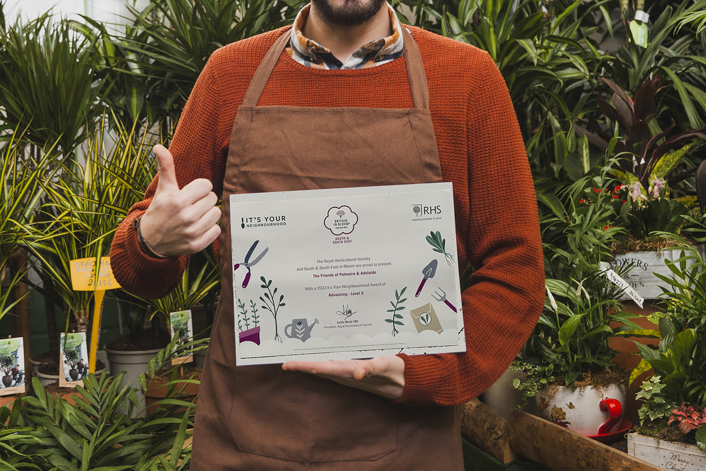 Britain in Bloom – Level 3 Award – The Friends of Palmeira and Adelaide